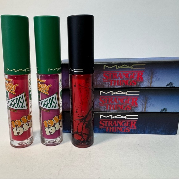 MAC Cosmetics | Makeup | Mac X Stranger Things Lipglass Trio Limited ...
